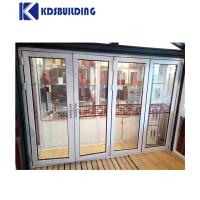 China KDSBuilding Interior French Banquet Hall Philippines Aluminum Bi -Folding Windows  Slide Window Folding Door for sale