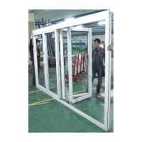 China China Manufacture Wholesale Custom  Hurricane  Proof Exterior Aluminum Bifold Door From Factory for sale
