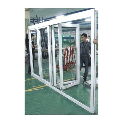 China China Manufacture Wholesale Custom  Hurricane  Proof Exterior Aluminum Bifold Door From Factory for sale