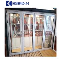 China China Manufacture Wholesale Custom  Hurricane  Proof Exterior Aluminum Bifold Door From Factory for sale