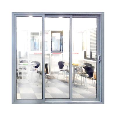 China Custom Insulated Exterior Security Main Various Slim Aluminum Door/balcony Sling Patio Commercial Glass China Slide Door for sale