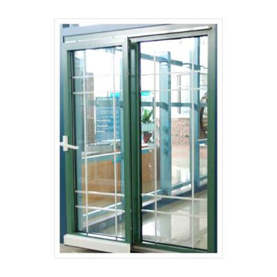 China Classic Cheap 6 Panel Modern Hurricane Proof Interior Security Front Aluminium Sliding Door For Home for sale