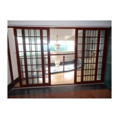 China Balcony Grill Design Australian Standard Aluminum Big View Best Quality High Perform Automatic Door Slide Window for sale