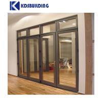 China Modern Design Insulated Energy Saving Exterior Aluminium Garage Bifold Doors For Superhouse for sale