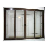 China KDSBuiling Exterior Slide Door Hurricane Impact Partition Telescopic Glass 4 panel Slide Door Living Room for sale
