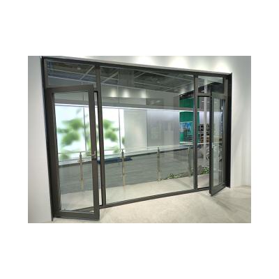 China Hurricane Impact French Exterior Double Glass Aluminum Casement Windows And Doors For House for sale
