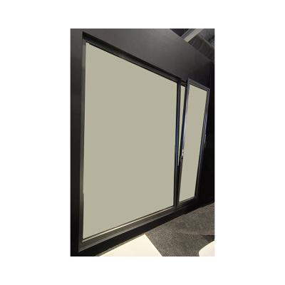 China French Hurricane Impact Exterior Smart Front Entrance Round Double Glass Door For Modern Design for sale
