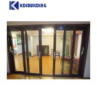 China Powder Coating System Hinge Large Glass Aluminum Frame Slim Sliding Doors Hardware For Houses for sale