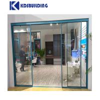 China Slim Aluminum Frame Door Profile Glass Terrace Interior Slide Door System for sale