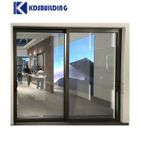 China Outdoor Aluminum Slide Door Waterproof Modern With Double Glass for sale