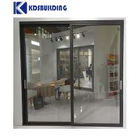 China Outdoor Aluminum Slide Door Waterproof Modern With Double Glass for sale