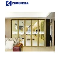 China Double Glass Aluminum Bifold Door KDSBuilding Exterior Thermal Insulation for sale