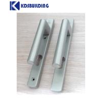 China AS2048 Aluminum Frame Door Double Tempered Plexiglass Aluminium Gate for sale