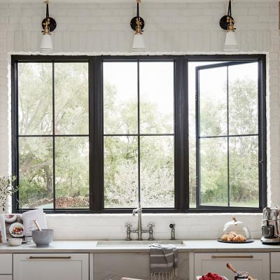 China Prefabricated China Manufacturers Customized Double Glazing Waterproof Aluminum Casement Window for sale