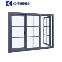 China Prefabricated China Manufacturers Customized Double Glazing Waterproof Aluminum Casement Window for sale