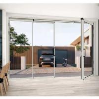 China Good Sealing Interior Glass PD Aluminum Casement And Folding Door Graphic Design Modern For Kitchen for sale