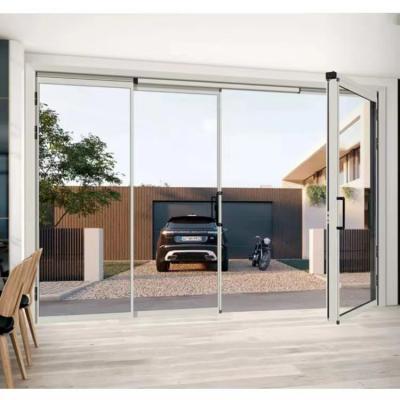 China Good Sealing Interior Glass PD Aluminum Casement And Folding Door Graphic Design Modern For Kitchen for sale