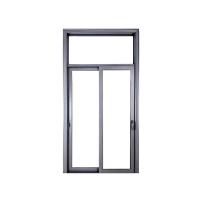 China Tempered Break Aluminum Frame Door AS2047 Double Glass Sliding Door For Balcony for sale
