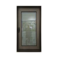 China High Security Impact Glass French Style Entry Aluminum Casement Window And Door Frame Luxuriant for sale