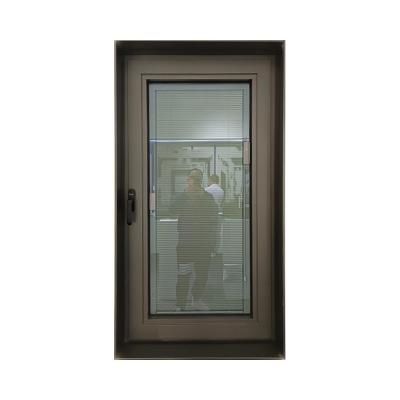 China High Security Impact Glass French Style Entry Aluminum Casement Window And Door Frame Luxuriant for sale
