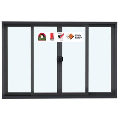 China Heat Insulation Aluminum Frame Door Stacker Patio Exterior Front For Houses for sale