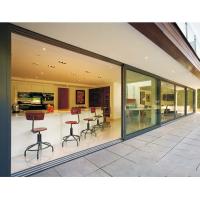 China Powder Coated Aluminum Frame Door Front Tinted Glass Sliding Door For Balcony for sale