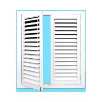 China Outside Material Window Aluminum Exterior Storm Protection Shutter Aluminum Wall Louvers for sale