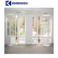 China Wooden Exterior Bifold Louver Door With Jalousie For Entrance Door for sale