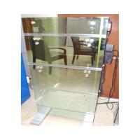 China Electrical Opening Shutter Price Of Frosted Glass Louver Window With Removable Screen for sale