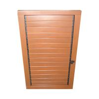 China Pretty Wood Timber Wooden Fixed Jalousie Wood Fix Shutters for sale