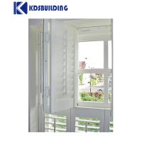 China Jalousie Frame Plantation Shutters Electric Automatic Blinds Wooden Exterior For Windows for sale