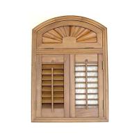 China Push Shutter Windows Wooden Living Room Blind Window In Window Blind for sale