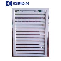 China Sun Aluminum Panel Air Louver Windows Shutters Aluminum Sun Louver Vertical for sale