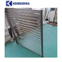 China Aluminum Awning Curve Vertical Metal Glass Ghina UPVC Louver Window Frames for sale