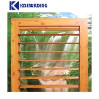 China Split Type Vertical Louvered Shutters Air Conditioner Cover Window Louver for sale