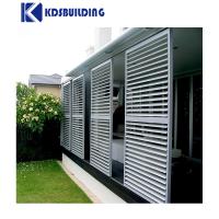 China Aluminum Louver Facade Jalousie Window Size Louvred Aluminum Sun Louver Vertical for sale