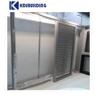 China Aluminum Louver Facade Jalousie Window Size Louvred Aluminum Sun Louver Vertical for sale