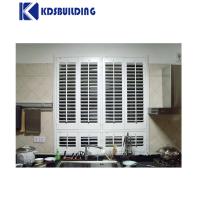 China Wood Window Shade Shutter Blind Jalousie Thermal Insulation Window Shutters Wooden Plantation for sale