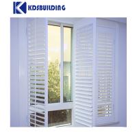 China Slide Movable Jalousie Wooden Entry Louver Door Shutter Gate Design Glass Louver Window for sale