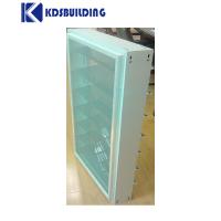 China Toughened Glass Louvre Blade Windows Fiberglass Fluted Bathroom Shutters for sale