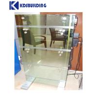 China Toughened Glass Louvre Blade Windows Fiberglass Fluted Bathroom Shutters for sale