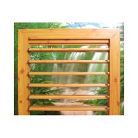 China Slide Door Wood Color Aluminum Windows Antique Blind Shade Window Shutter For Window Shutter for sale