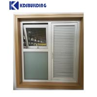 China Slide Door Wood Color Aluminum Windows Antique Blind Shade Window Shutter For Window Shutter for sale
