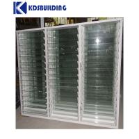 China KDSBuilding Cheap Price Modern Design Flush Seal Security Jalousie Louver Glass Windows for sale