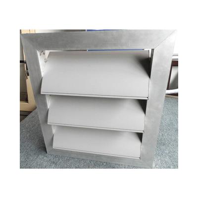 China Motorized Control Vertical Louvered Shutters Aluminum Louvre Blind System for sale