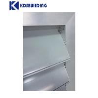 China Motorized Control Vertical Louvered Shutters Aluminum Louvre Blind System for sale