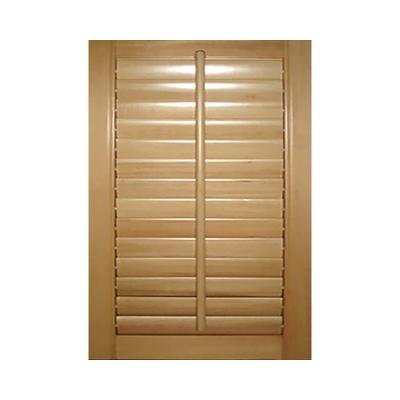 China Simple Design Modern Waterproof Wooden Window Vertical Shutters Wood Exterior For Sale for sale