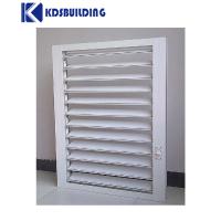 China Modern Vertical Outdoor Louvres Panel Aluminum Jalousie Windows Shutters for sale