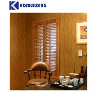 China Waterproof Wooden Shutter Window Arch Outdoor Security For Residential for sale