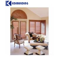 China KDSBuilding French Interior Insulated Glass Arch Aluminum Louver Door With Security Blind for sale